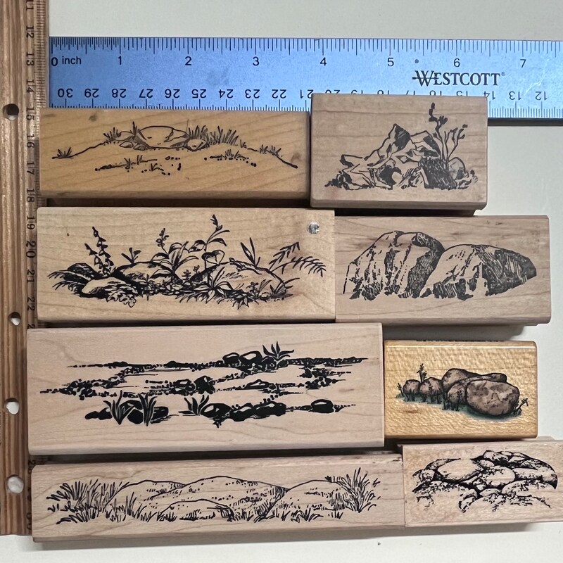 Rubber Stamps Rock Art - Etsy