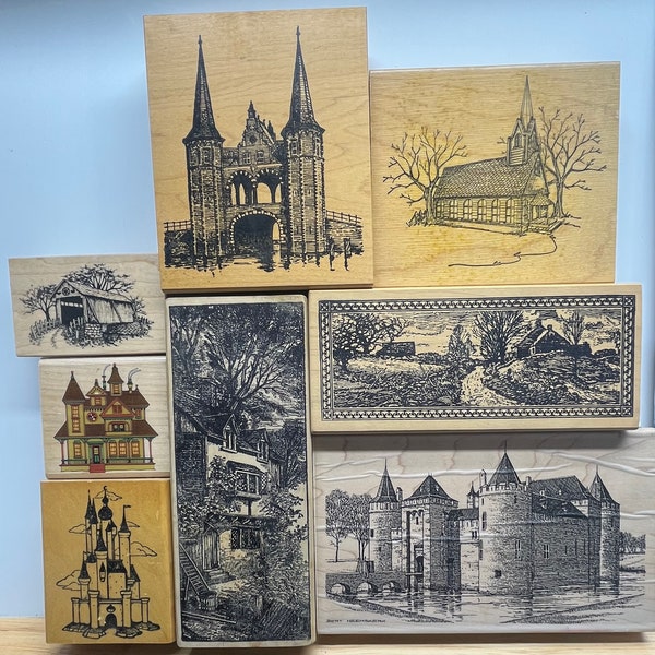 Church Rubber Stamp - Etsy