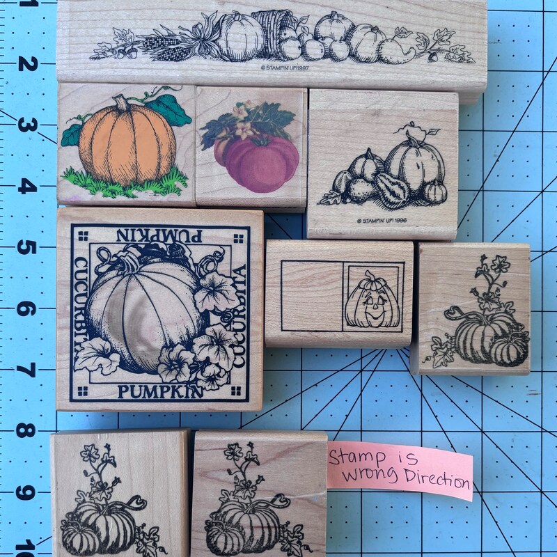 Autumn Rubber Stamp - Etsy