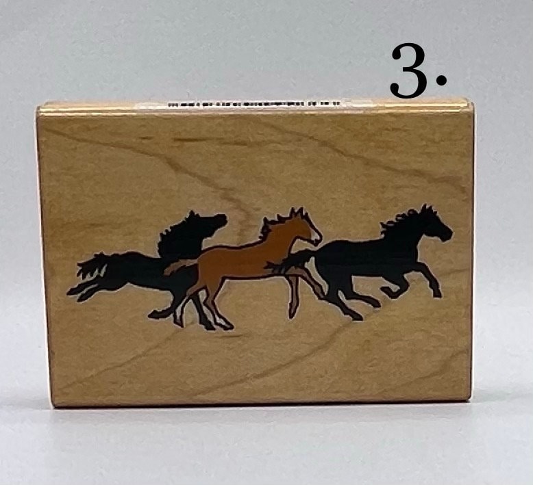 HORSE Rubber Stamps HORSE - Etsy