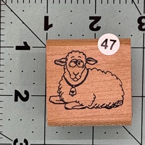 Sheep Goat Lamb Vintage 1990’s Wood Mounted Rubber Stamps - Etsy