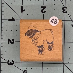 Sheep Goat Lamb Vintage 1990’s Wood Mounted Rubber Stamps - Etsy