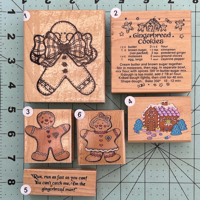 Gingerbread Stamp - Etsy