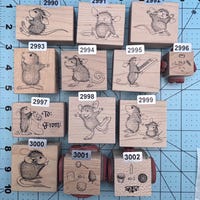 House Mouse Stamp Mice Star HMI1015 - Etsy