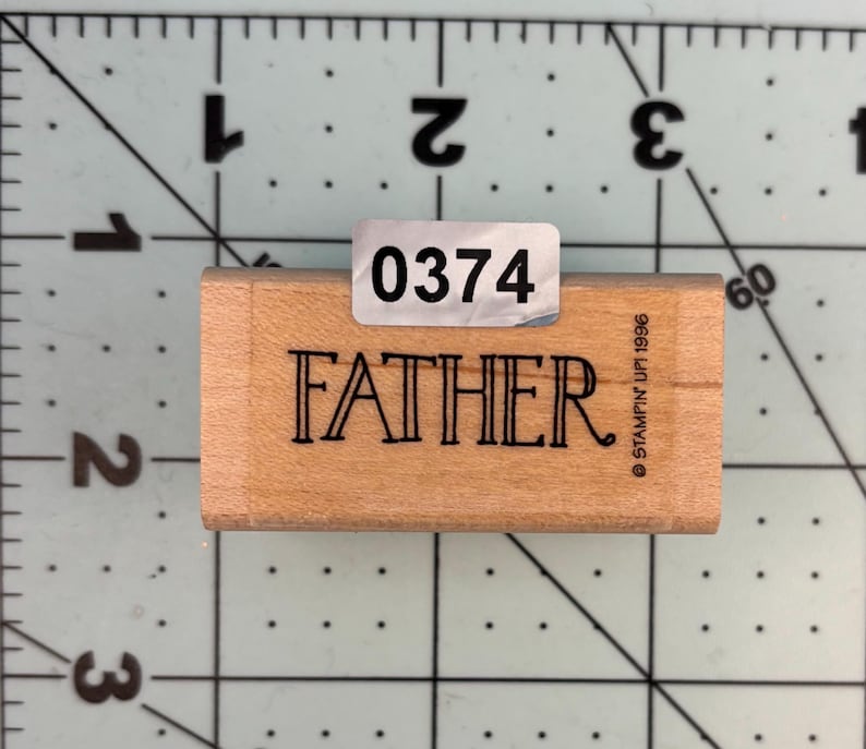 Verbiage Fathers Day Dad Husband Wood Mounted Rubber Stamps Vintage - Etsy