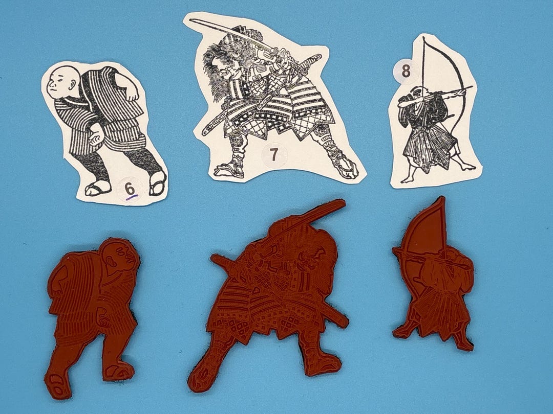 The Curtis Uyeda Collection UNMOUNTED Rubber Stamps RARE Vintage Velcro ...