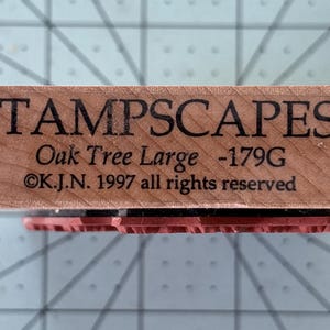 Trees Wood Mounted Rubber Stamps Vintage - Etsy