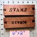 Wood Rubber Stamp Mount for Loop and Hook Mounted Rubber Stamps ...