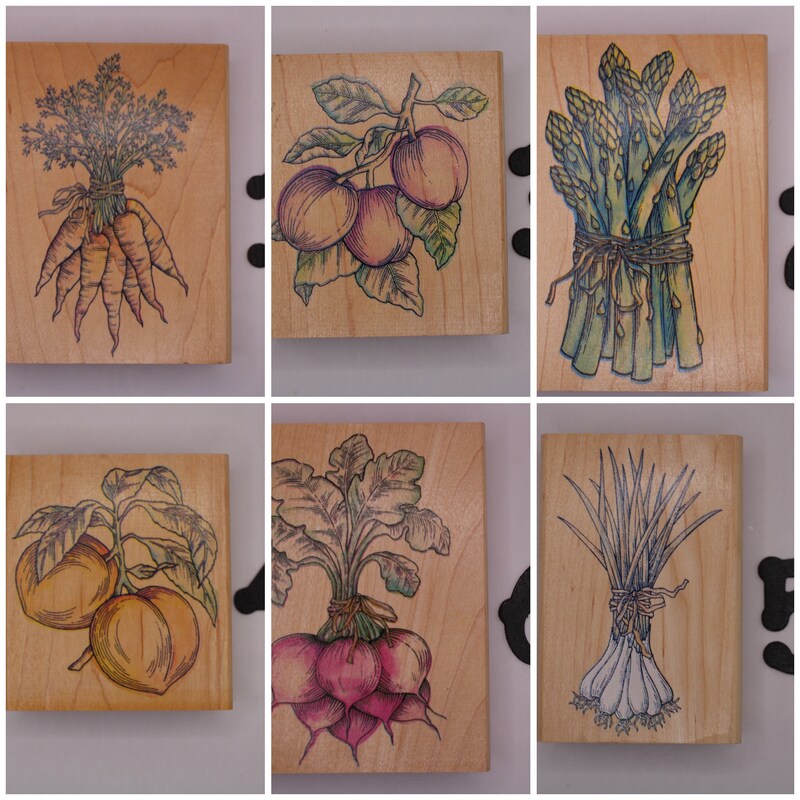 Vegetable Stamp - Etsy