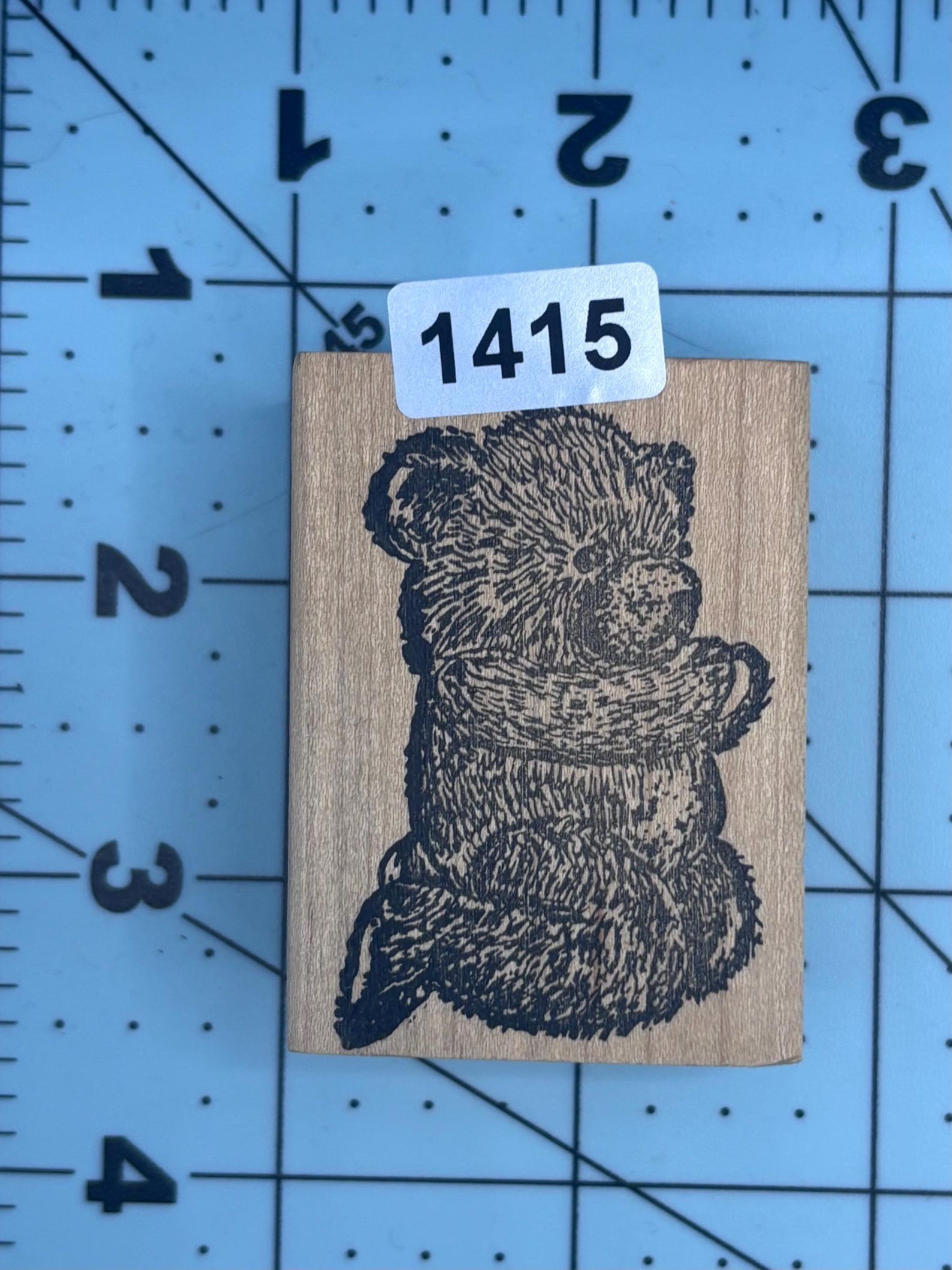 Bears Teddy Bear Vintage Wood Mounted Rubber Stamps - Etsy