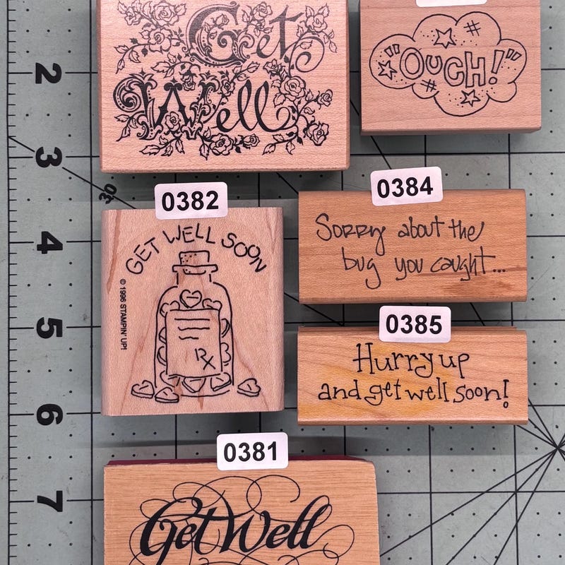 Get Well Stamps - Etsy