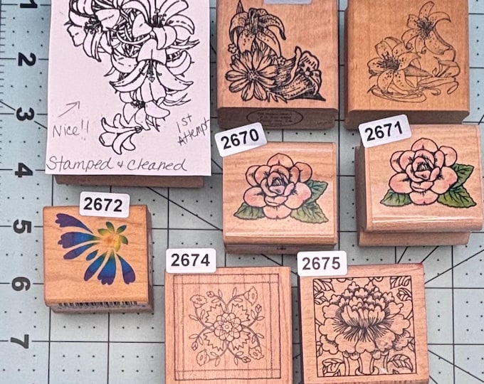 Landscape Rare Judy Duke Adobe Wood Mounted Rubber Stamps - Etsy