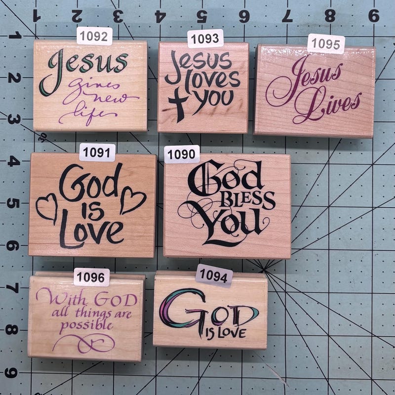 Scripture Stamps - Etsy