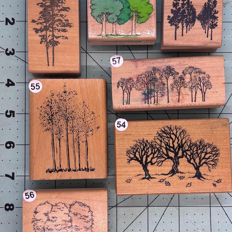 Bare Tree Stamp - Etsy