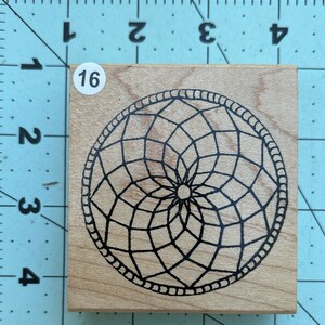 Designs Symmetrical Wood Mounted Rubber Stamps Vintage - Etsy