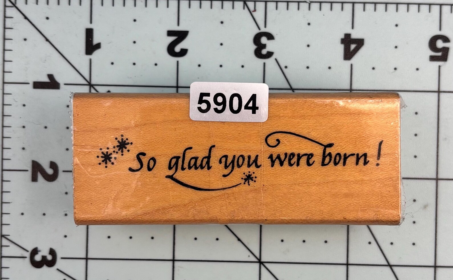 Verbiage Card Sentiments Wood Mounted Rubber Stamps Vintage - Etsy