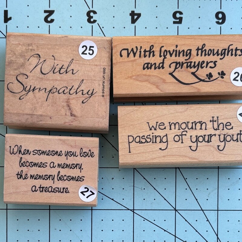 Sympathy Stamp - Etsy