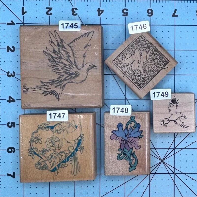 Bird Rubber Stamps - Etsy
