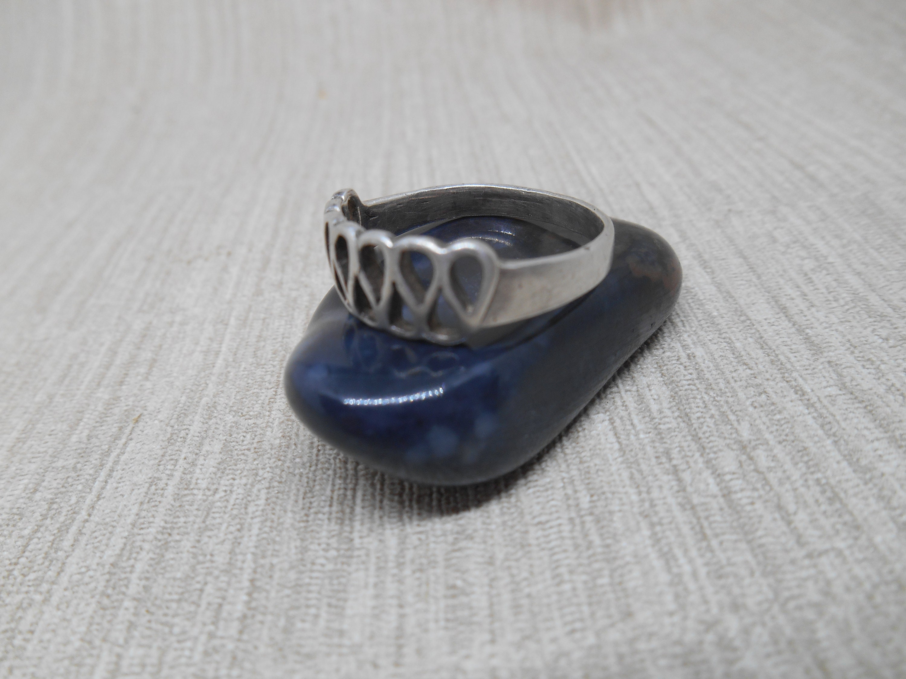 Vintage Silver Ring 925 Stamp - Etsy