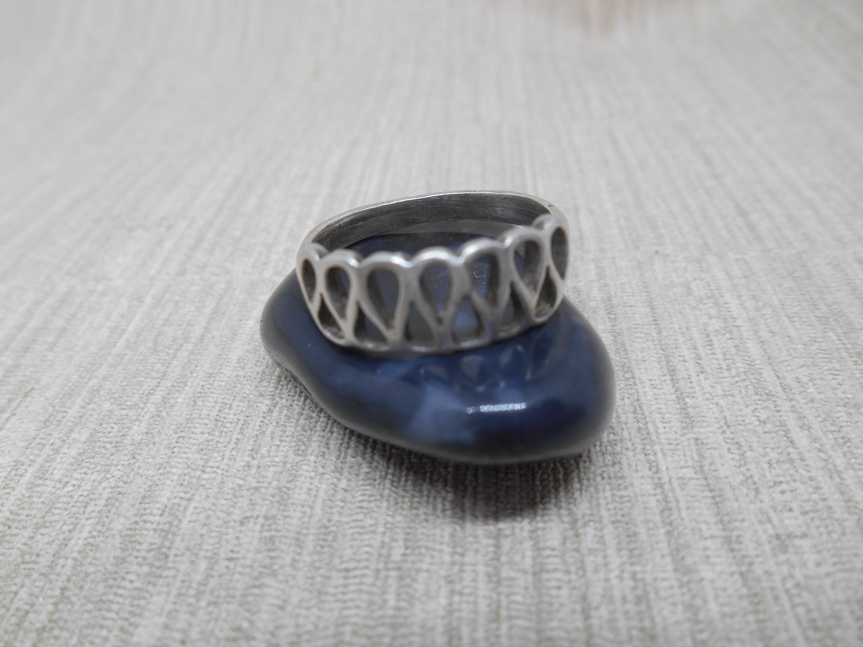 Vintage Silver Ring 925 Stamp - Etsy
