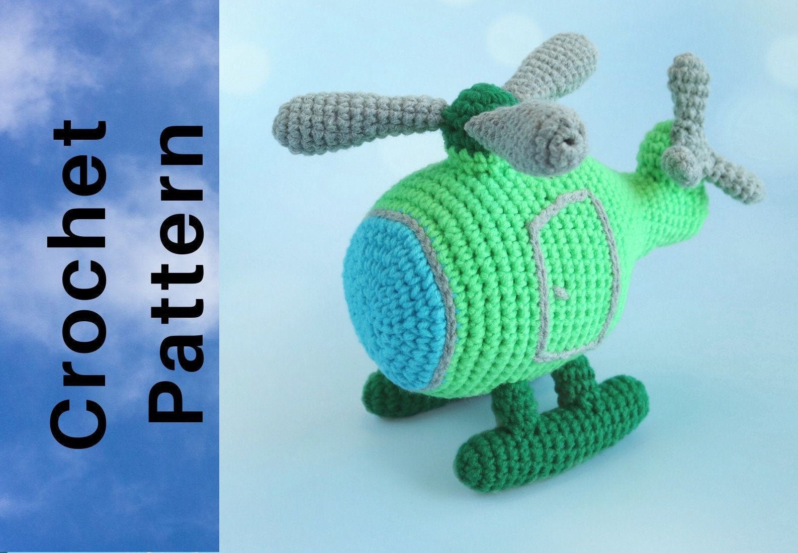 Pattern Helicopter Crochet Gift Toy for Boy - Etsy Australia