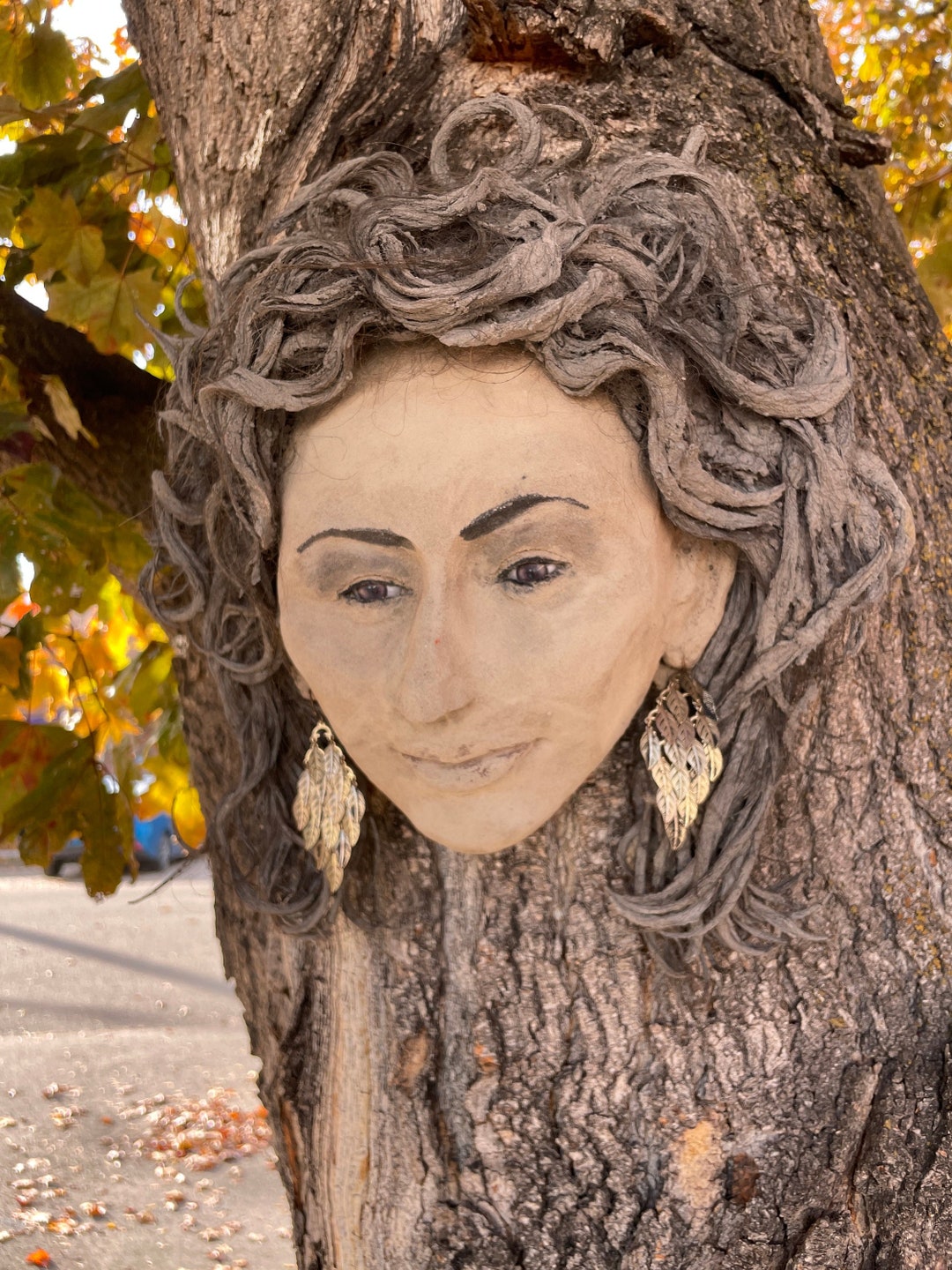 Female Concrete Sculpture | Wall Sculpture | Indoor Outdoor Decor ...