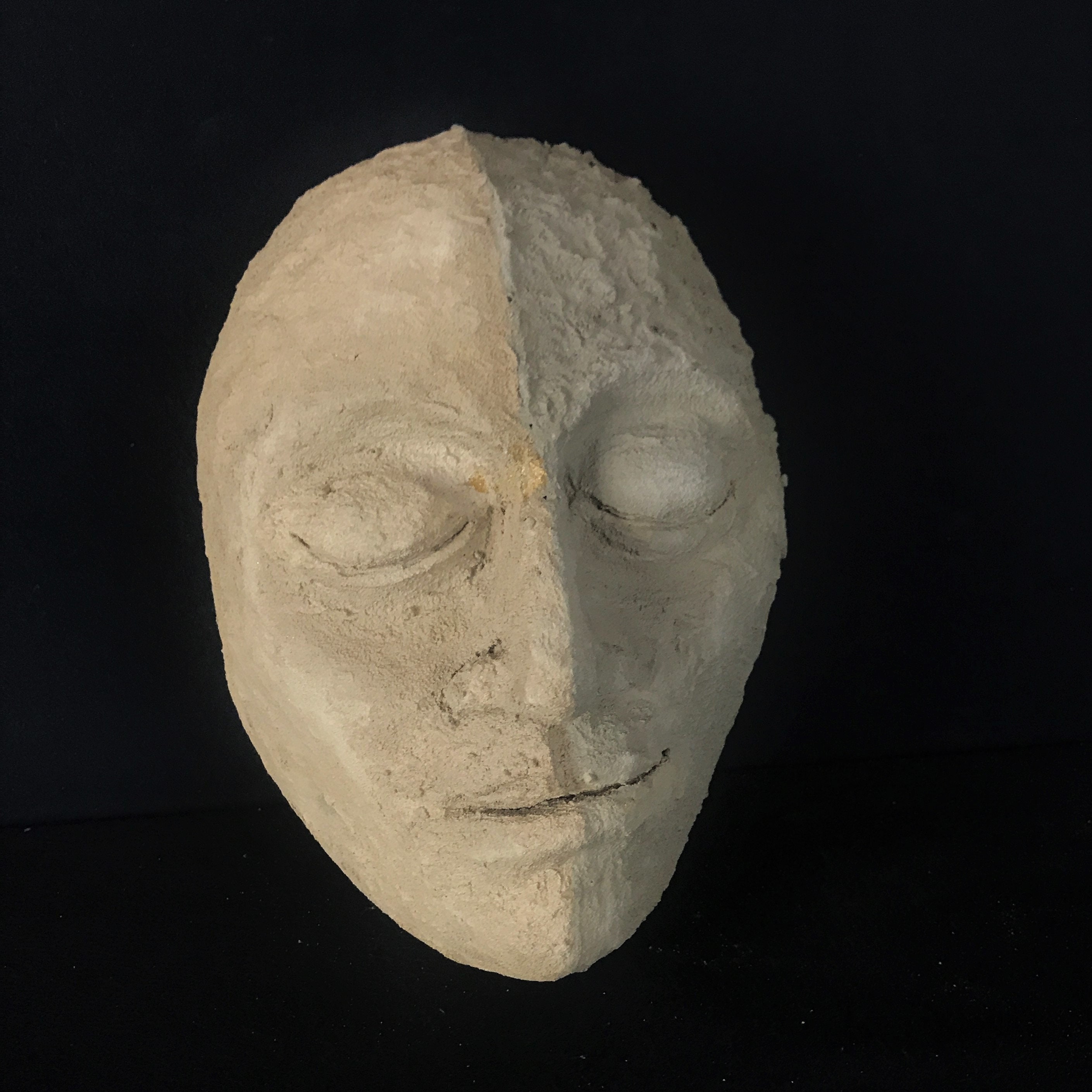 Concrete Face Sculpture | Garden Sculpture | 2 Sides 2 Everything ...
