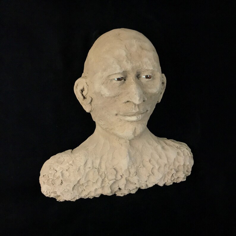 Garden Sculpture | Concrete Face | Outdoor Wall Art | Outdoor Sculpture ...