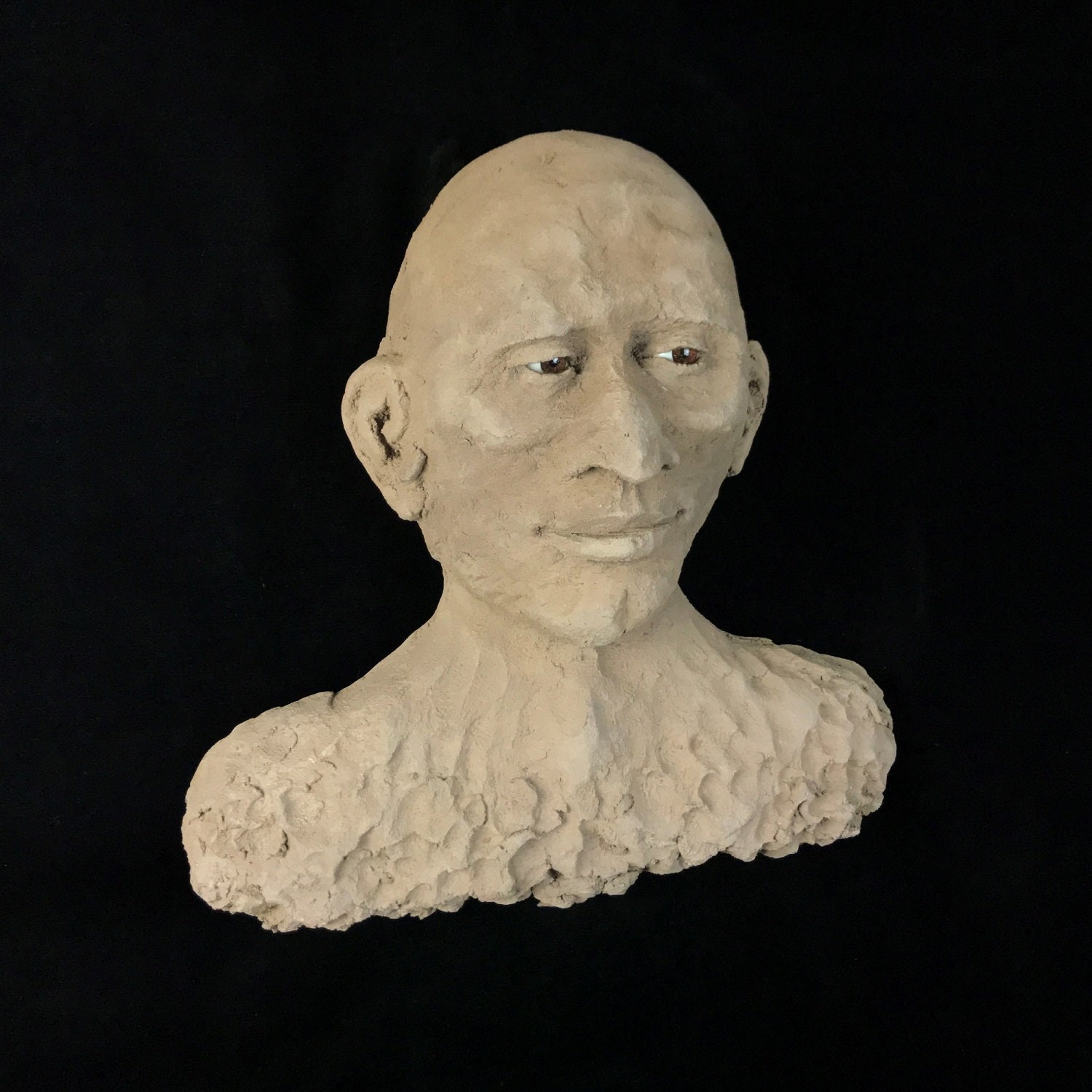 Garden Sculpture | Concrete Face | Outdoor Wall Art | Outdoor Sculpture ...