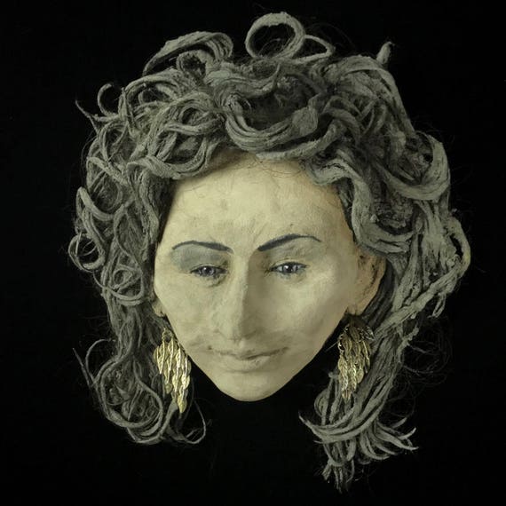 Female Concrete Sculpture Wall Sculpture Indoor Outdoor | Etsy