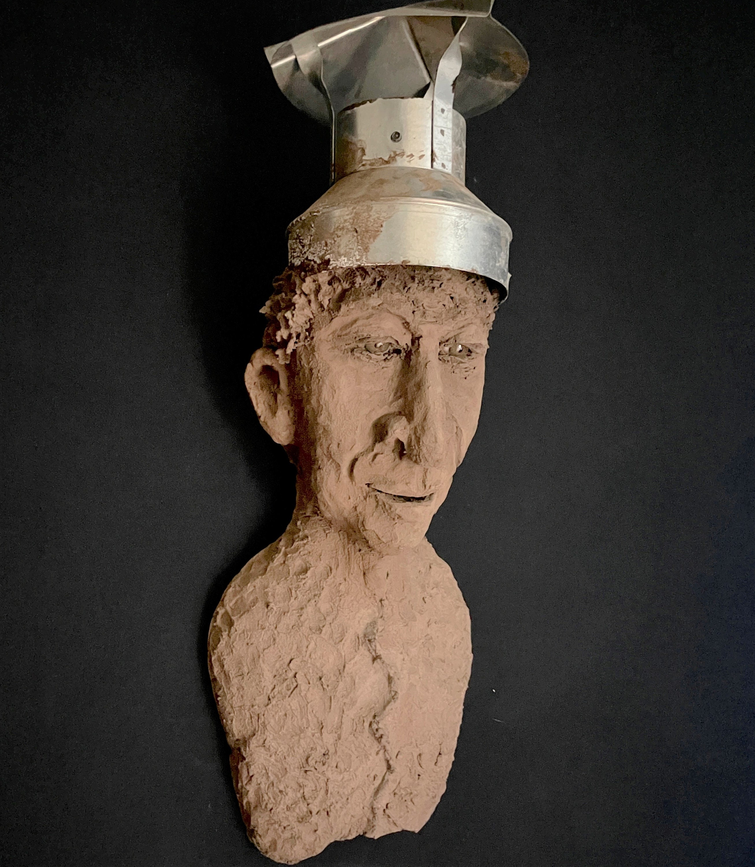 Garden Sculpture | Concrete Face | Outdoor Wall Art | Outdoor Sculpture ...