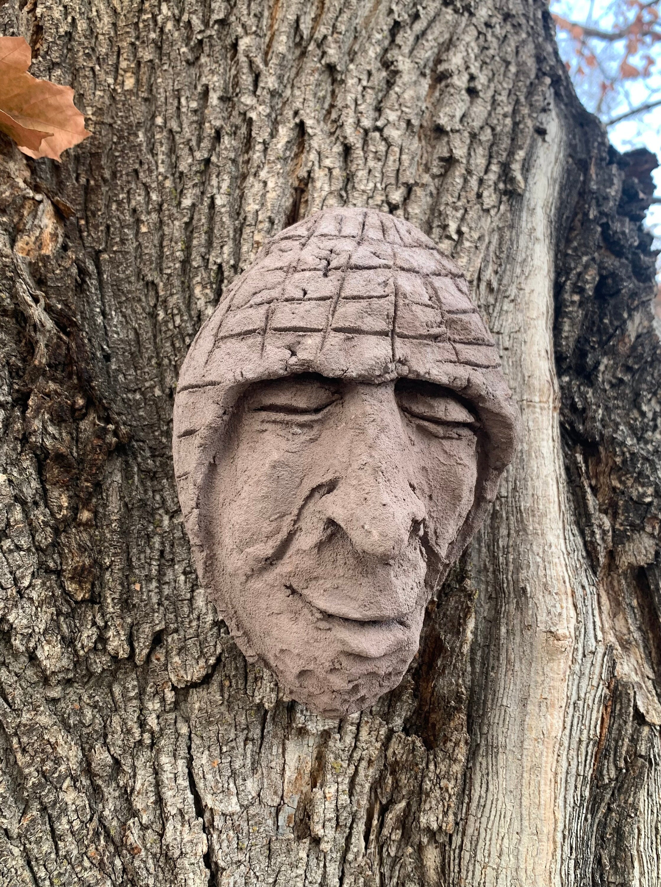 Art for the Garden Tree Faces Wall Sculpture Garden Decor Portrait ...