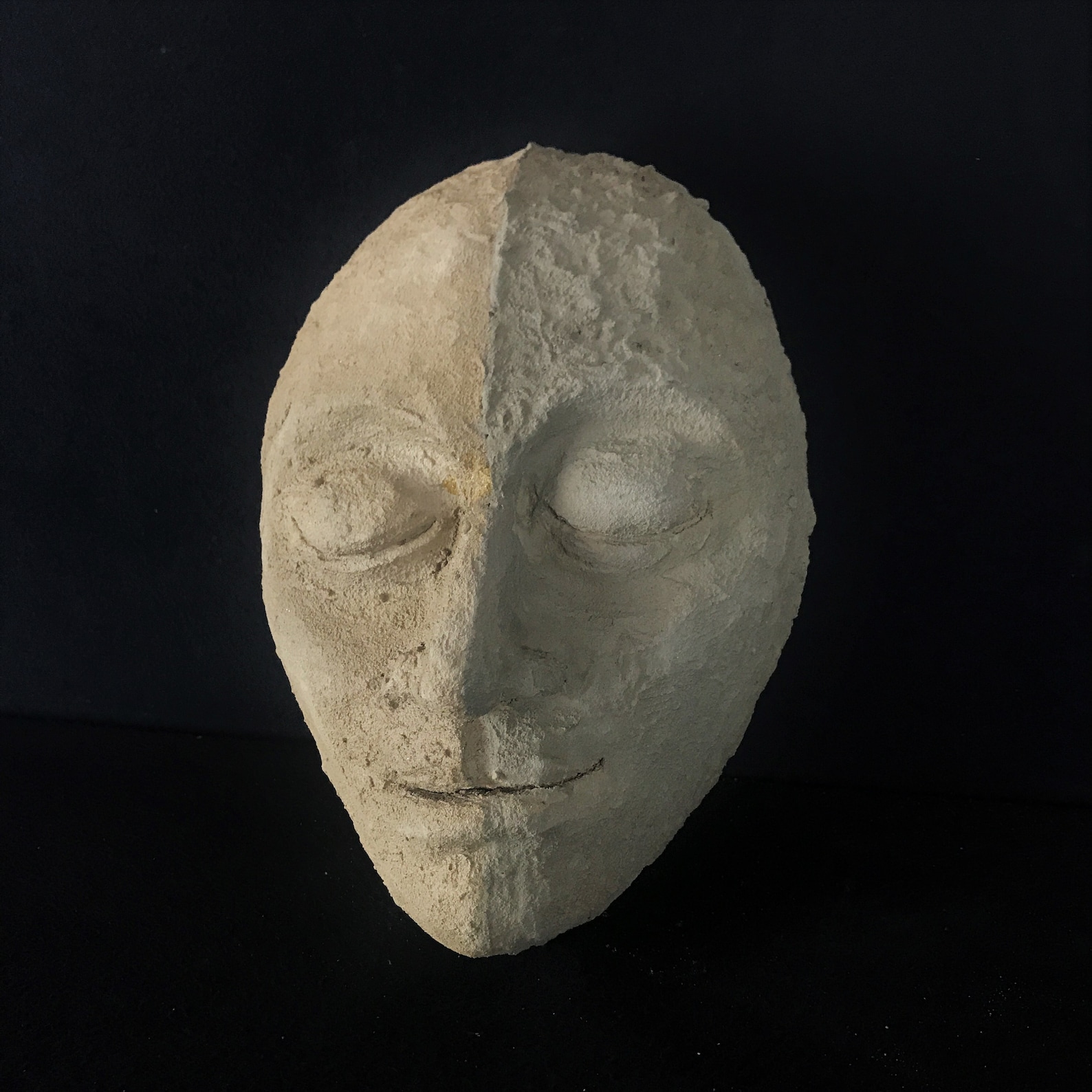 Concrete Face Sculpture | Garden Sculpture | 2 Sides 2 Everything ...