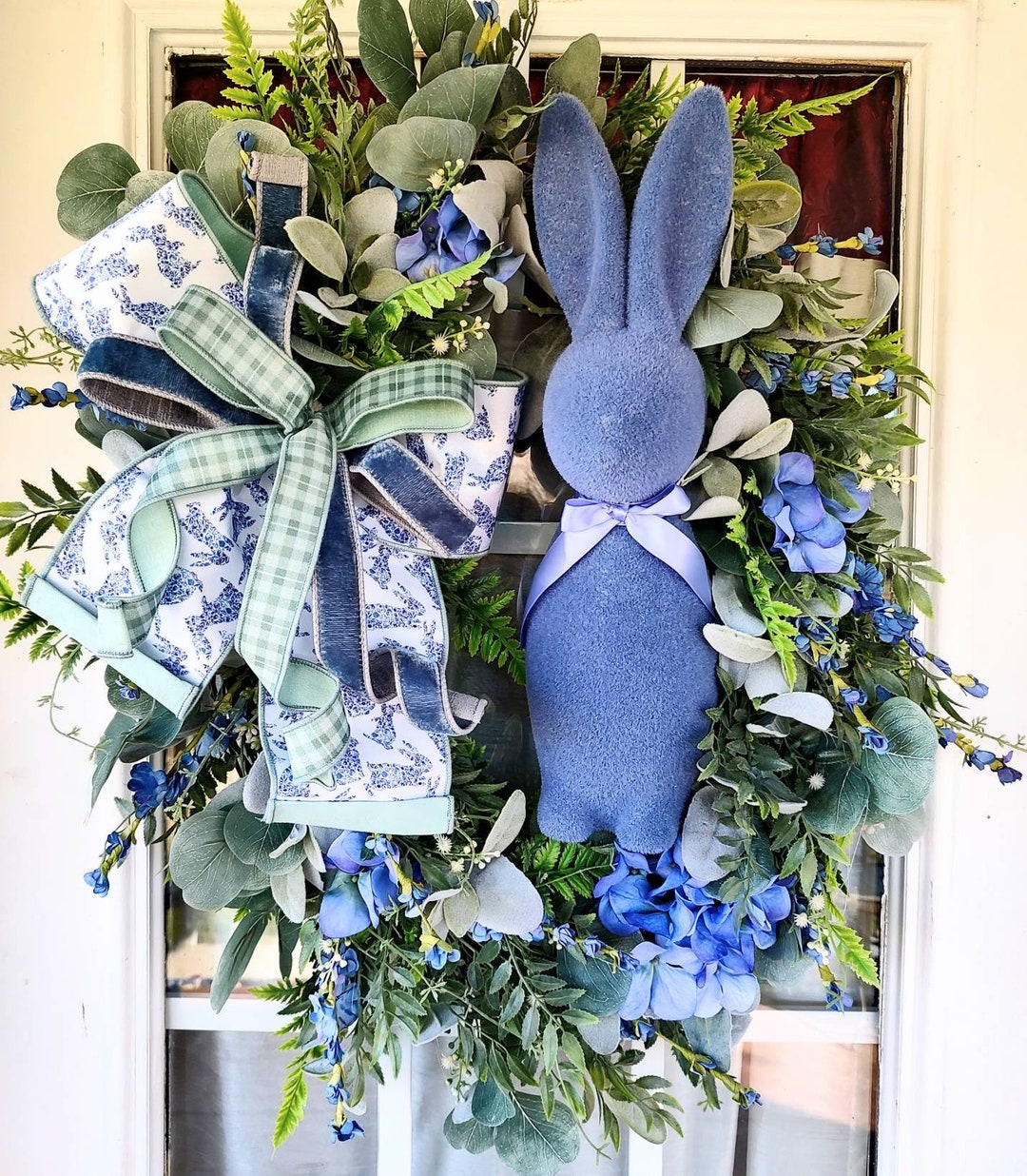 Easter Wreaths for Front Door Spring Wreath Welcome Wreath - Etsy