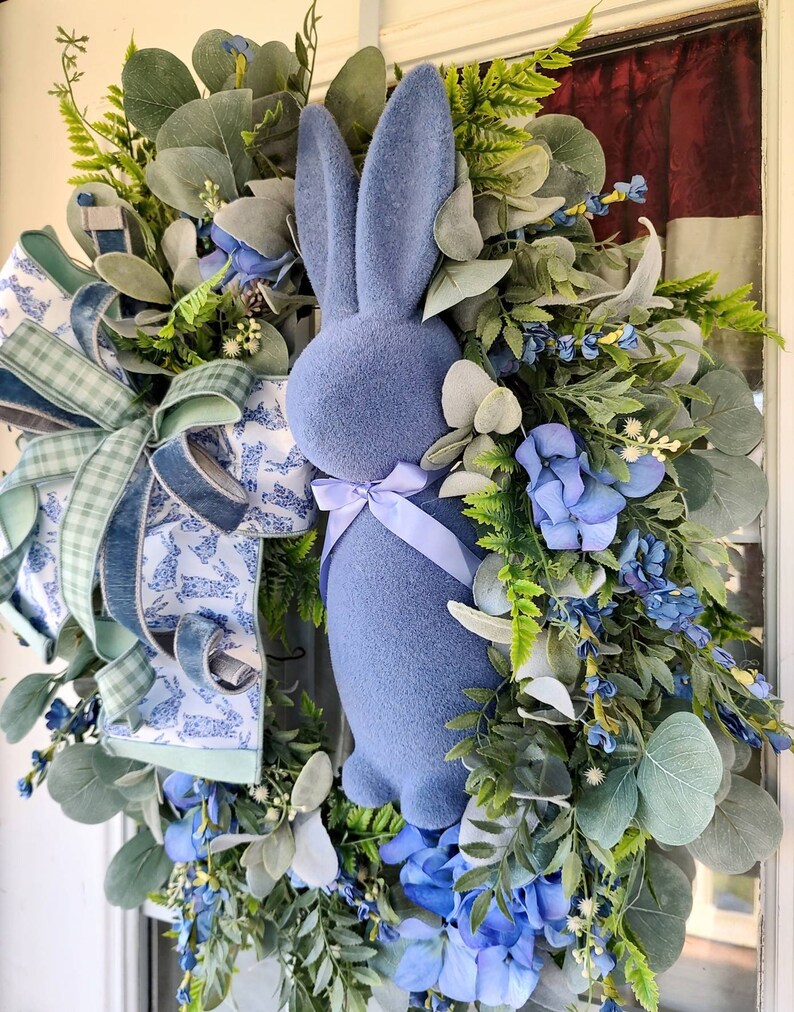 Easter Wreaths for Front Door Spring Wreath Welcome Wreath - Etsy