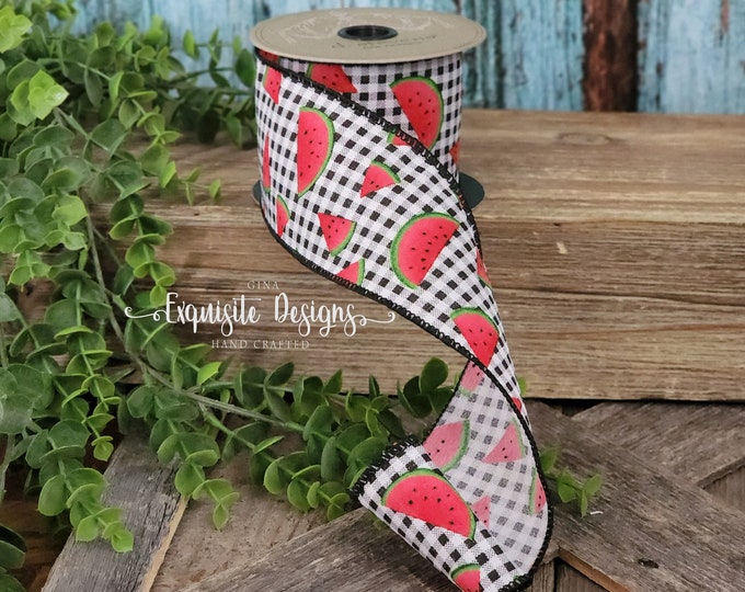 10 Yards, 2.5 Inch Ribbon, Checkerboard Ribbon, Black and White Ribbon ...