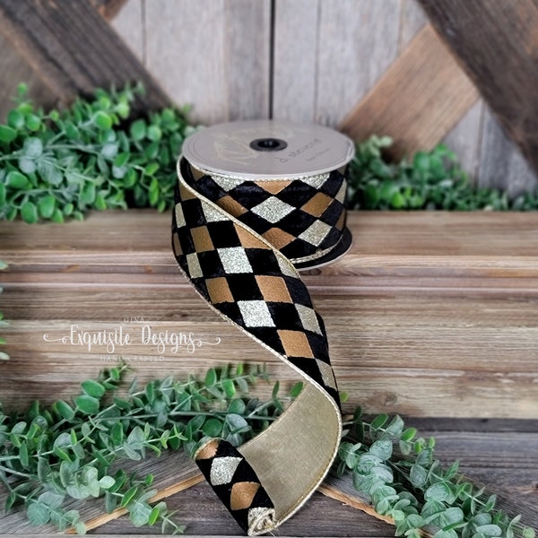 Harlequin Ribbon - Etsy