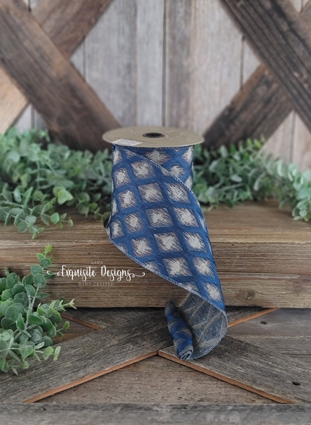 10 Yards, 4 Inch Wired Ribbon, Wired Ribbon, Designer's Ribbon ...