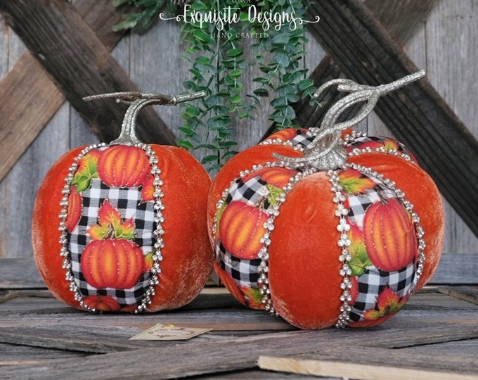 Mark Roberts Pumpkins, Harvest Pumpkin, Fall Pumpkins, Velvet Pumpkins ...