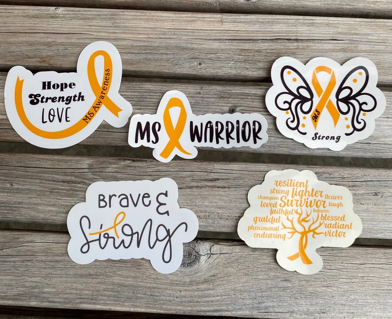 Multiple Sclerosis Sticker Pack MS Awareness Sticker Pack - Etsy