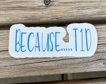 Funny T1d Sticker - Etsy