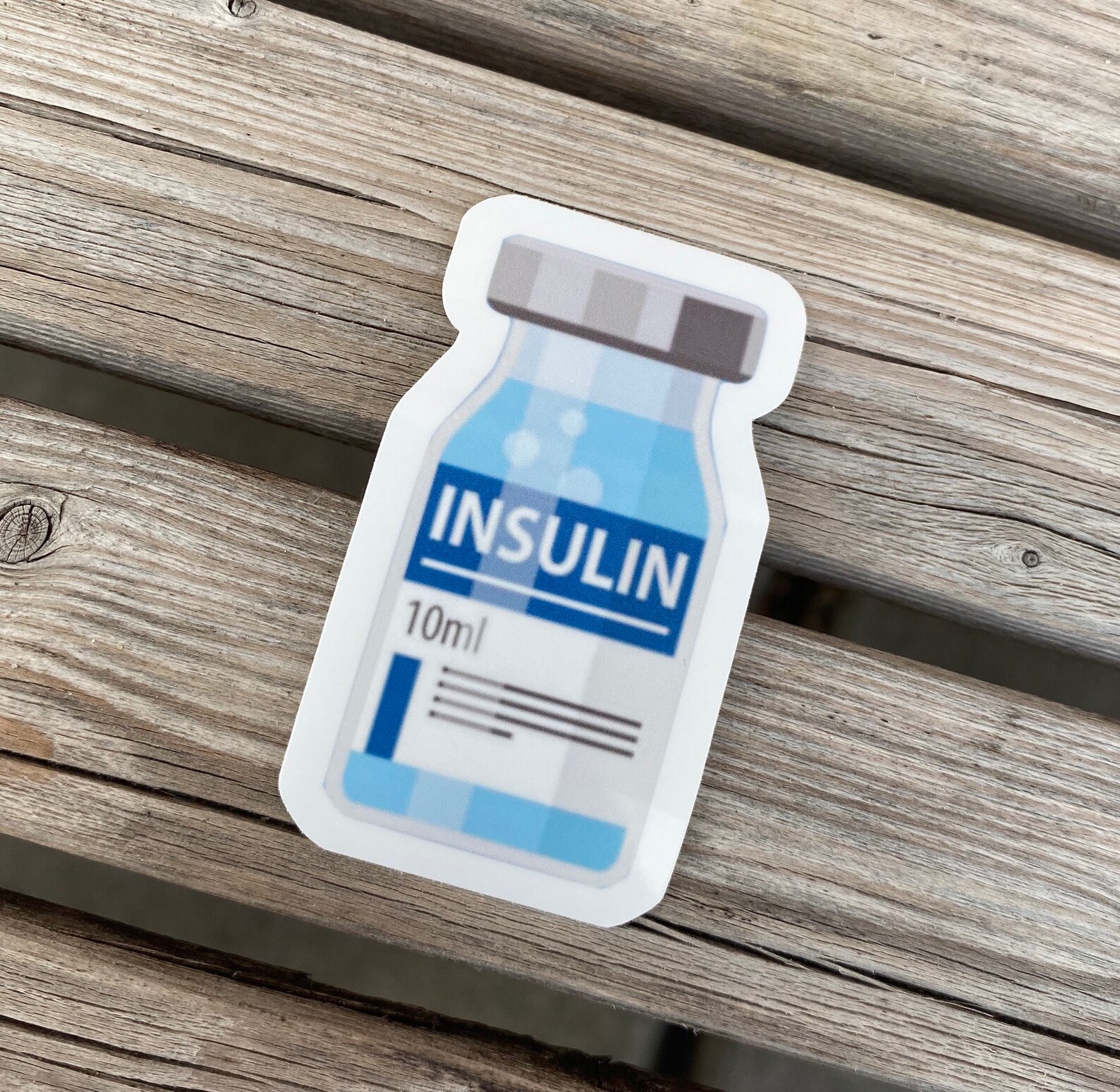Insulin Vile Sticker With Amazing Graphics. Perfect Sticker - Etsy