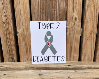 Diabetes Car Decal - Etsy