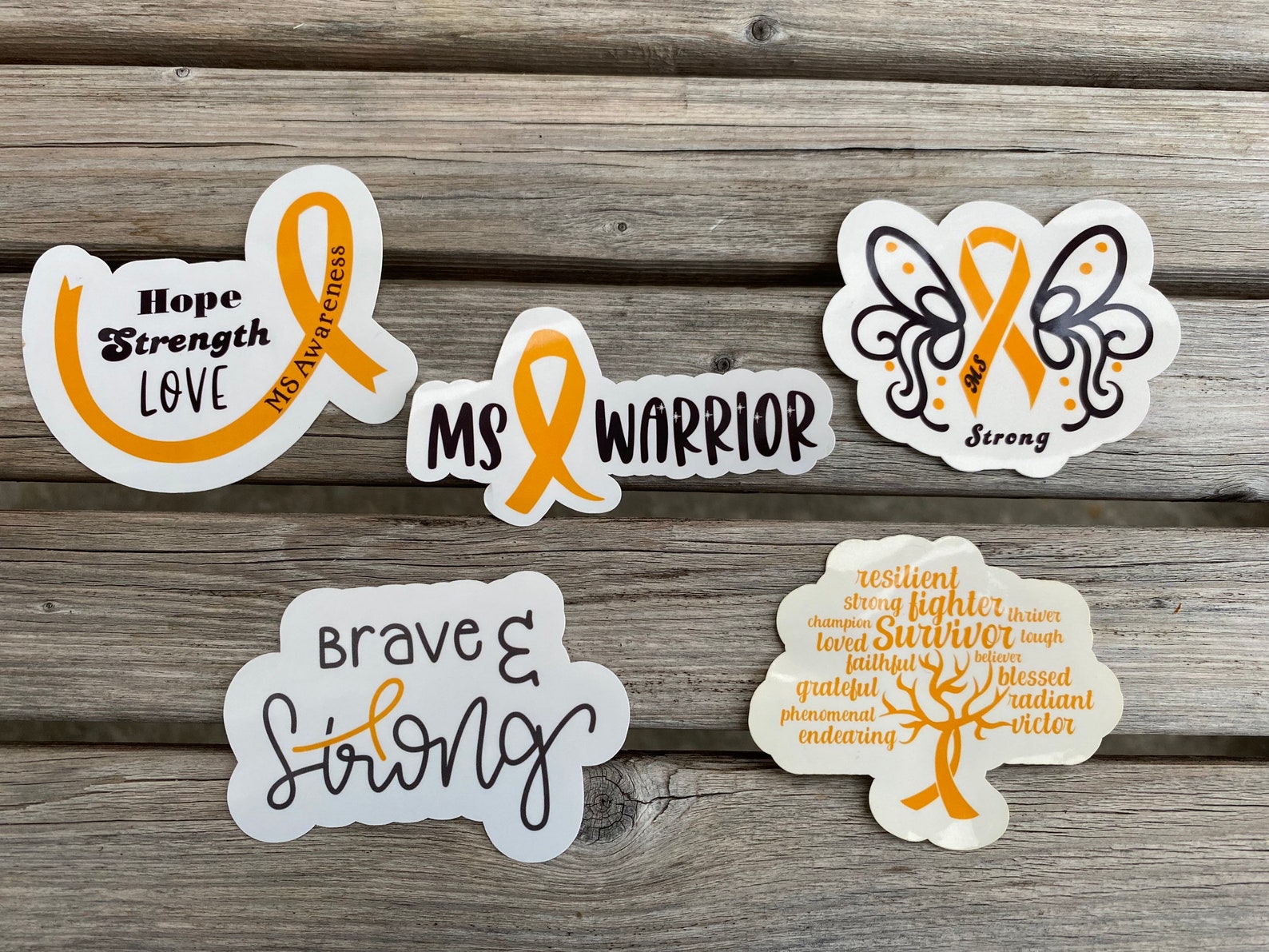 Multiple Sclerosis Sticker Pack MS Awareness Sticker Pack - Etsy