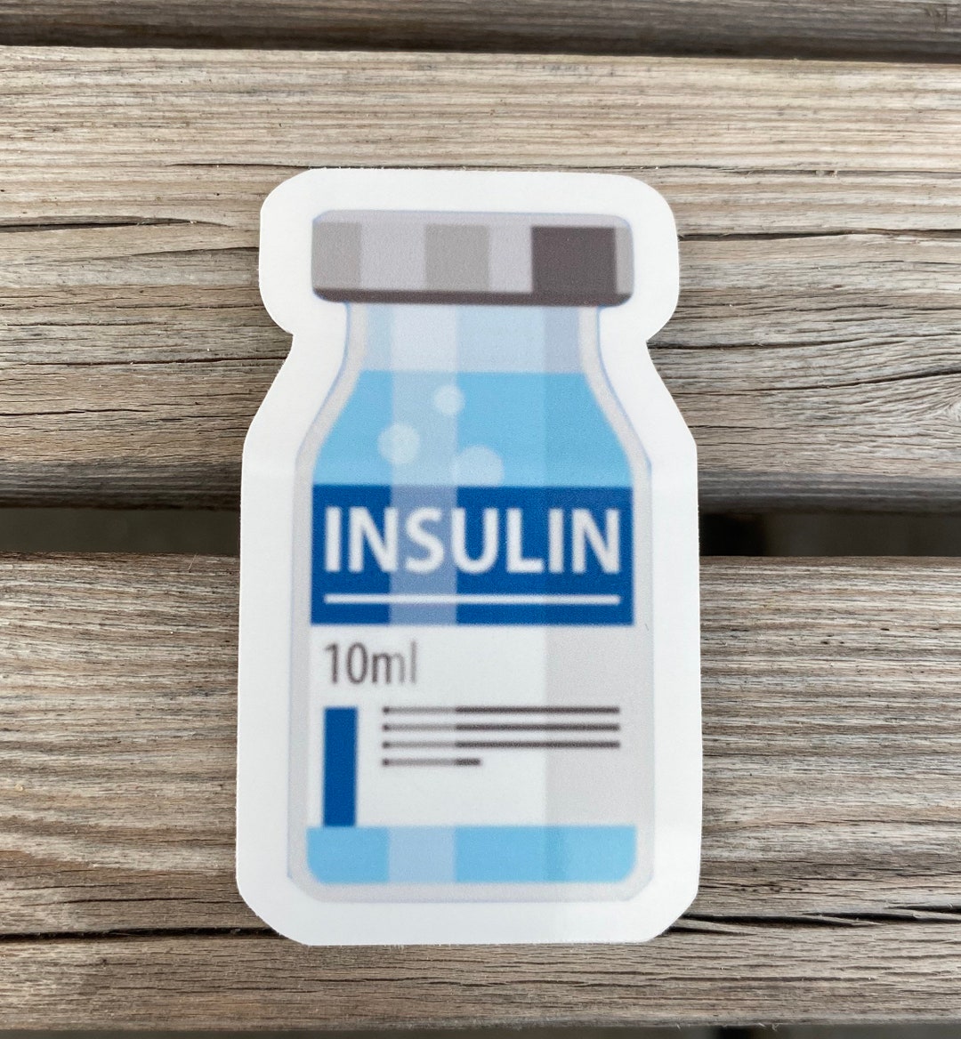 Insulin Vile Sticker With Amazing Graphics. Perfect Sticker for Type 1 ...