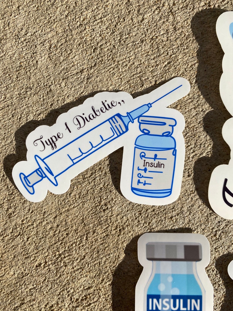 Type 1 Diabetes Awareness Sticker Pack: T1D Warrior Stickers - Etsy