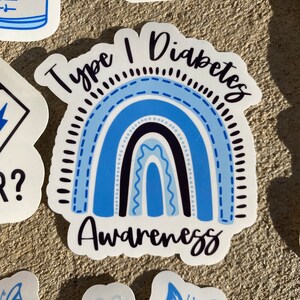 Type 1 Diabetes Awareness Month Sticker Pack| 6 Piece Sticker Pack ...