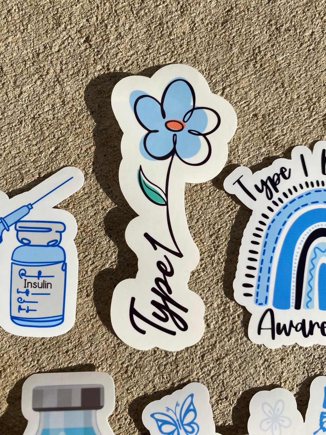 Type 1 Diabetes Awareness Sticker Pack: T1D Warrior Stickers - Etsy
