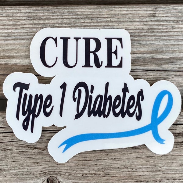 Diabetes Awareness Ribbon Sticker - Etsy