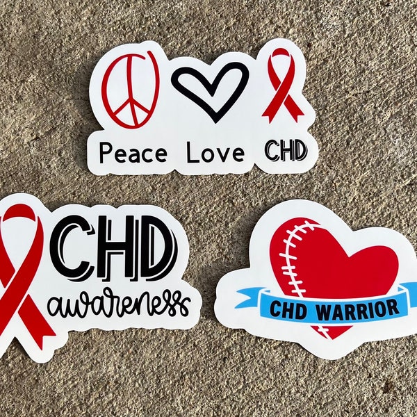 Chd Awareness Stickers - Etsy